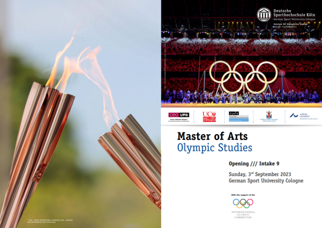 M.A. Olympic Studies Opening Ceremony endorsed by officials of the IOC, DOSB, and ASOIF ...