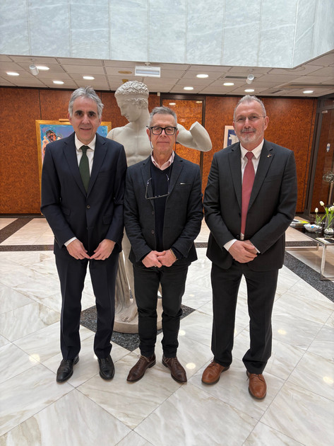 Meeting with IOA president Dr. Tsolakis - German Sport University Cologne